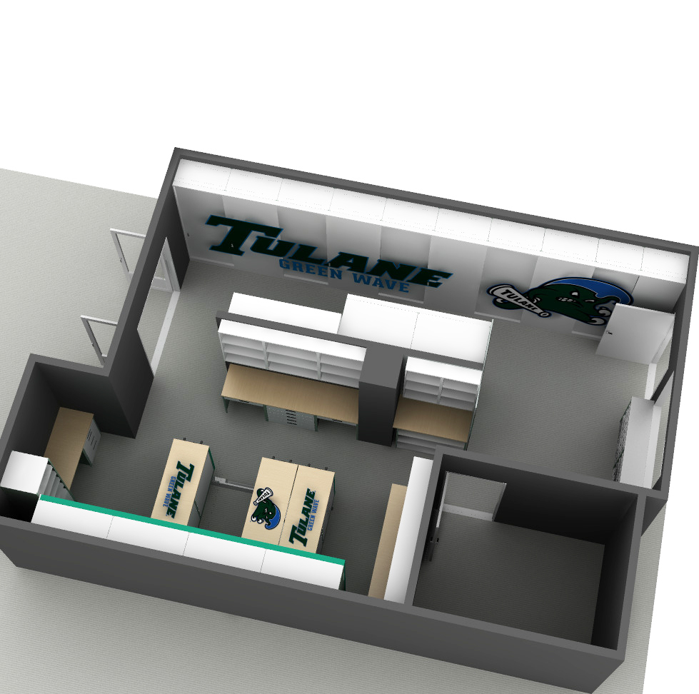 Tulane University Athletic Storage Facility | Aurora Storage Products